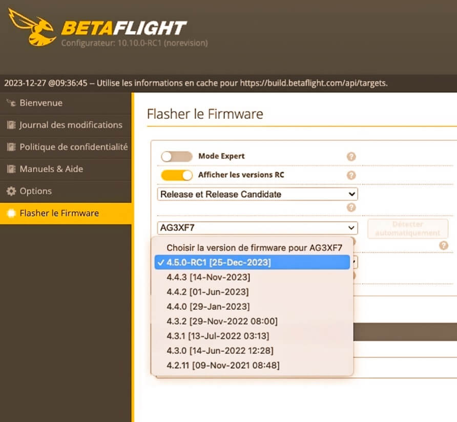 Betaflight 4.5.0-RC1: что нового?