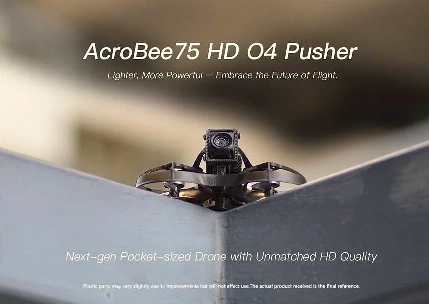 NewBeeDrone анонсировала AcroBee75 Pusher HD — микро фристайлер с DJI ...